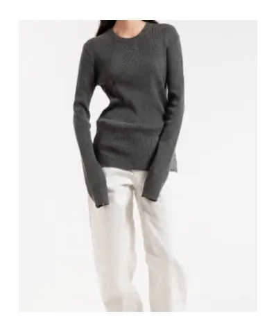 JIL SANDER Long Sleeve Crew Neck Sweater