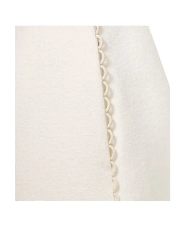 Dior Mini Skirt With Fan-shaped Trim