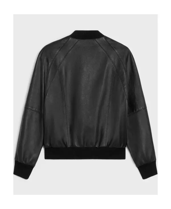 Celine Teddy Jacket In Soft Lambskin