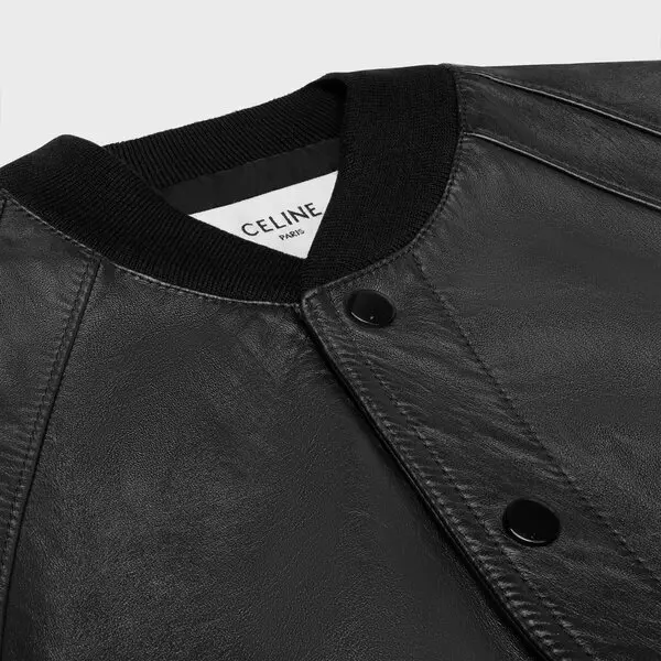 Celine Teddy Jacket In Soft Lambskin