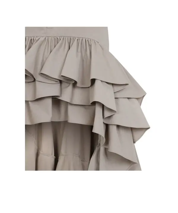 Moschino Belt-loop Ruffle Skirt