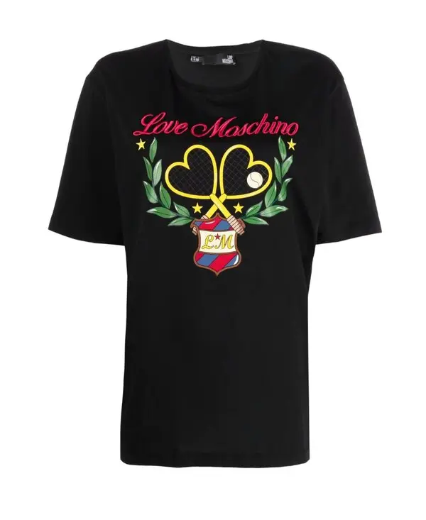 Moschino Graphic Print Cotton T-shirt