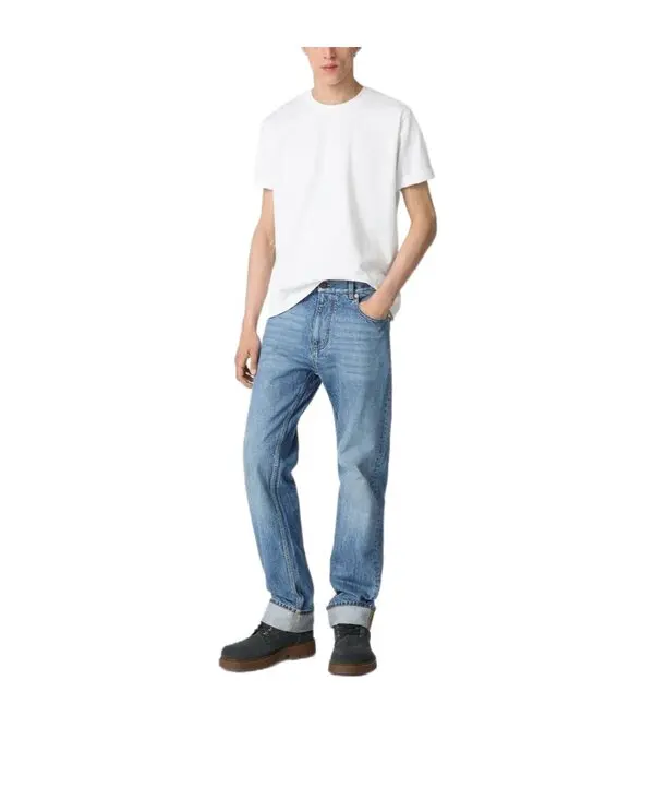 Bottega Veneta Turn-up Hem Denim Trousers