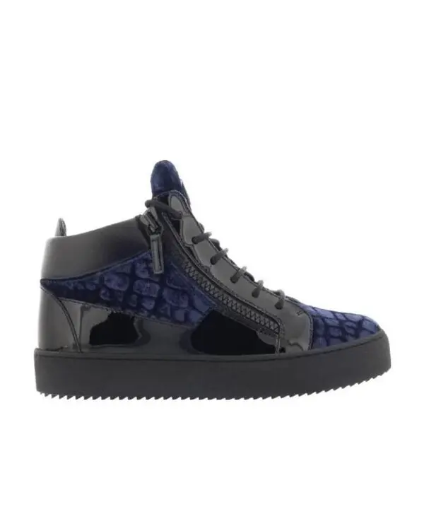 GIUSEPPE ZANOTTI Logo Casual Sneakers - Black