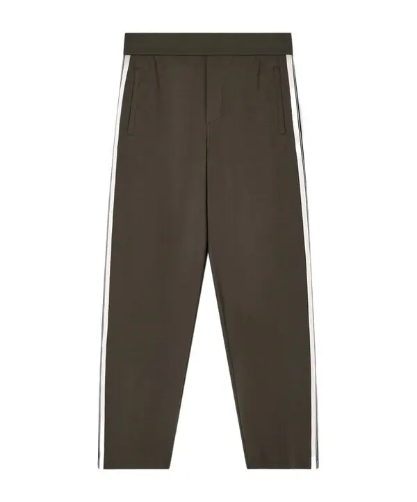 Emporio Armani Side-striped Track Pants - Brown
