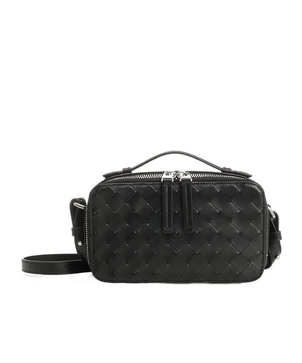 Bottega Veneta Getaway Phone Pouch - Black
