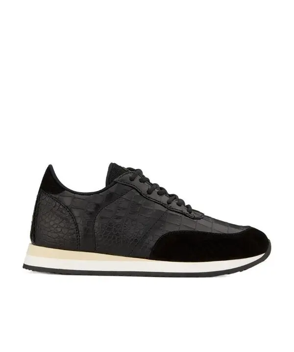GIUSEPPE ZANOTTI Low-top Sneakers With Embossed Detailing