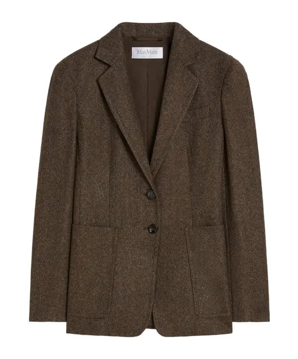 Max Mara Tailored Button-up Jacket - Brown