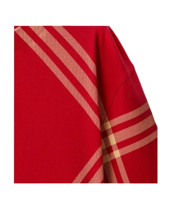 Burberry Check-pattern Cotton T-shirt