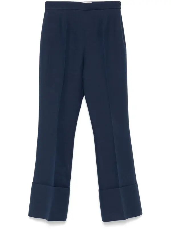 Valentino Garavani High Waist Tailored Trousers - Blue