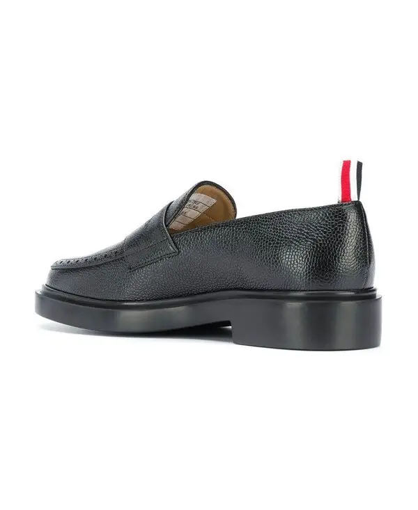 Thom Browne Penny Bar Loafers - Black