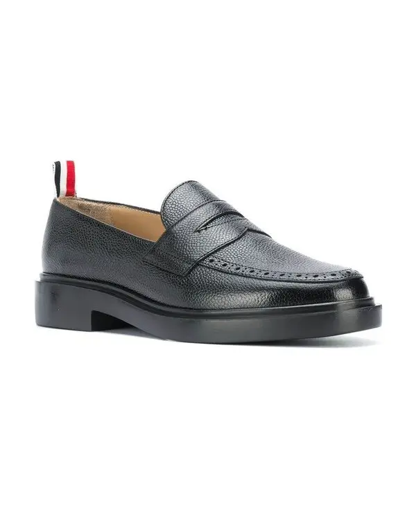 Thom Browne Penny Bar Loafers - Black