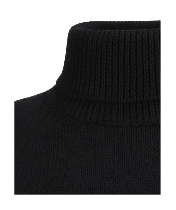 ROBERTO COLLINA Turtleneck Knit Sweater - Black