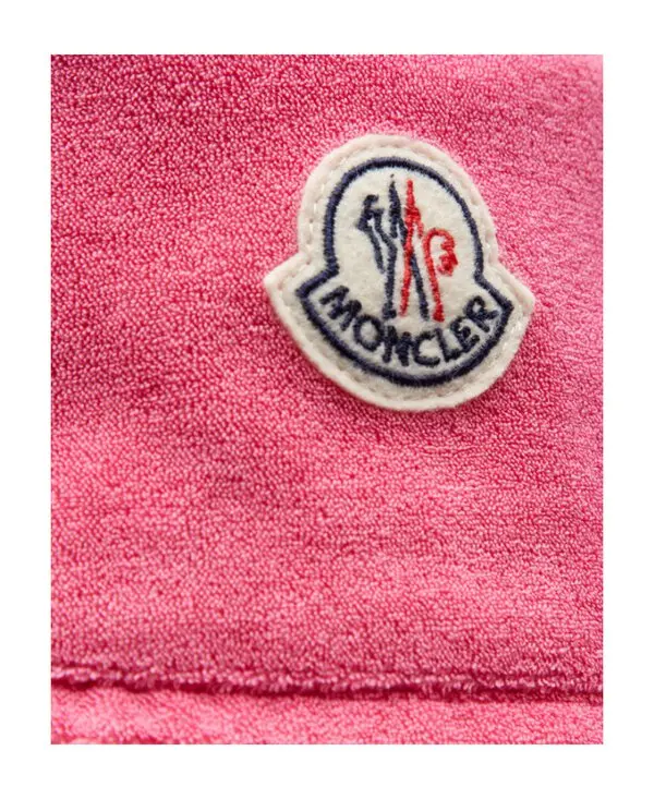 Moncler Dropped Wide Brim Bucket Hat - Red