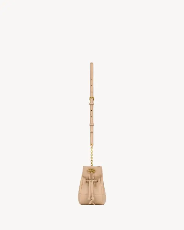 Saint Laurent Jamie Mini Lambskin Shoulder Bag - Light Beige