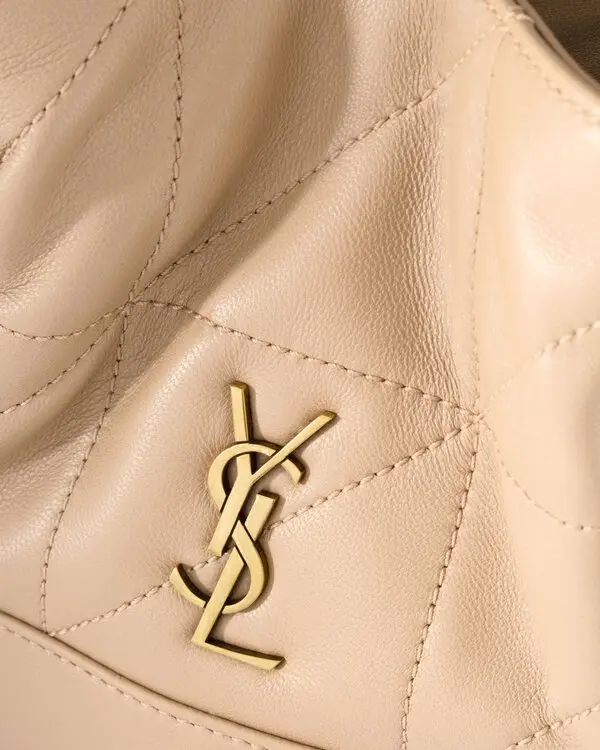 Saint Laurent Jamie Mini Lambskin Shoulder Bag - Light Beige