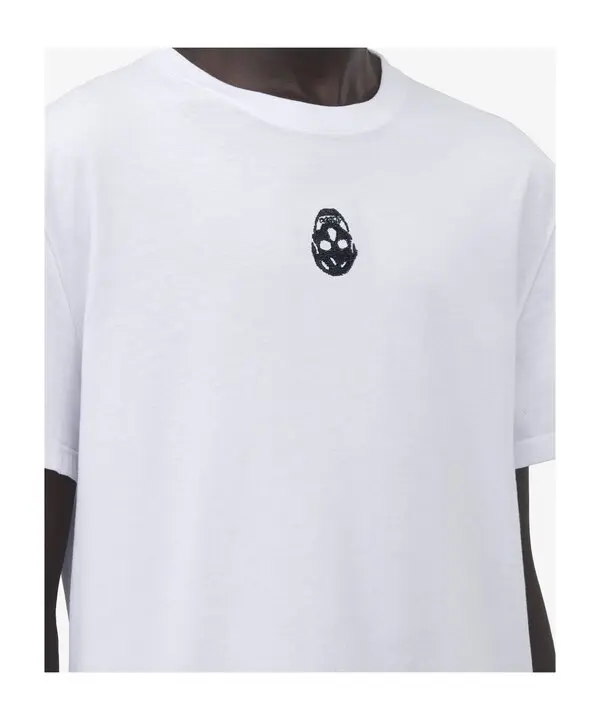 Alexander McQueen Skull Embellished Crewneck T-shirt