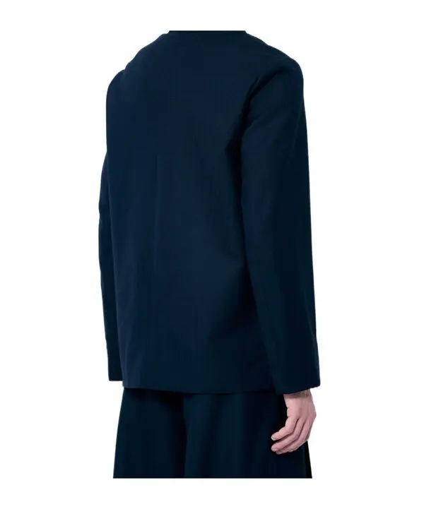 Dries Van Noten Single-breasted Jacket - Navy