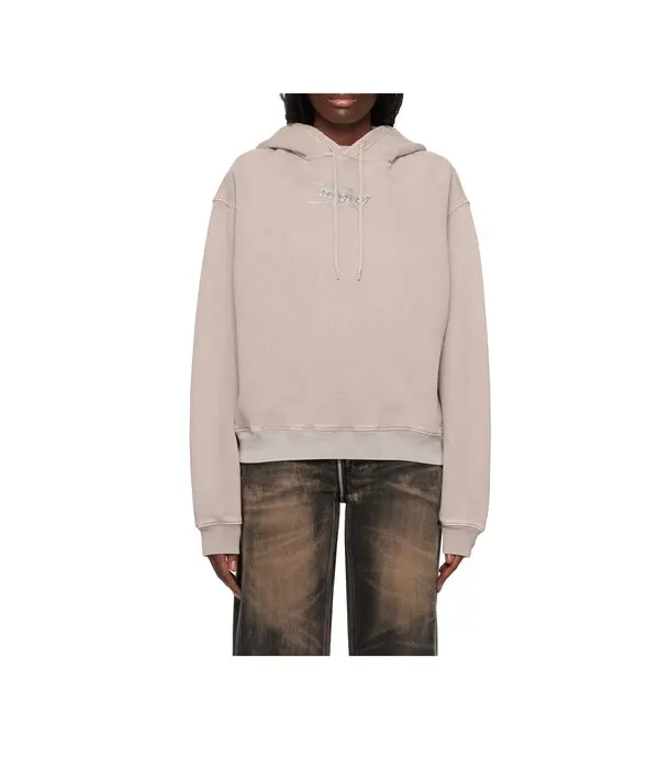 Alexander Wang Blade Logo Embossed Hoodie - No
