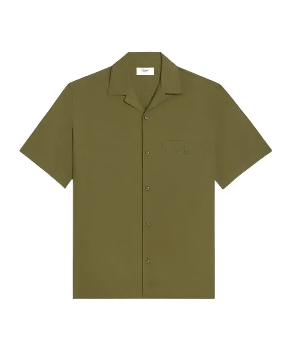 Celine Bowling Shirt In Cotton Poplin