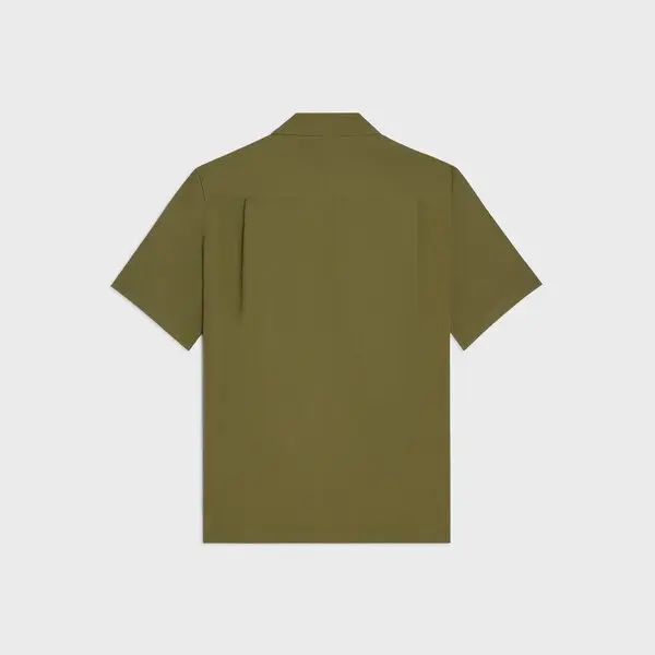 Celine Bowling Shirt In Cotton Poplin