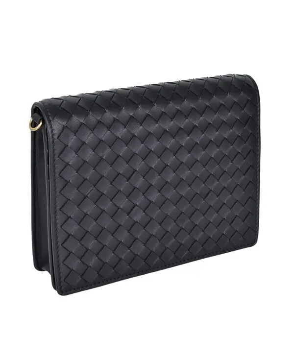 Bottega Veneta Intrecciato Leather Wallet On A Chain