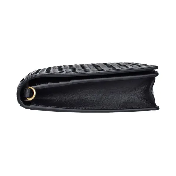 Bottega Veneta Intrecciato Leather Wallet On A Chain