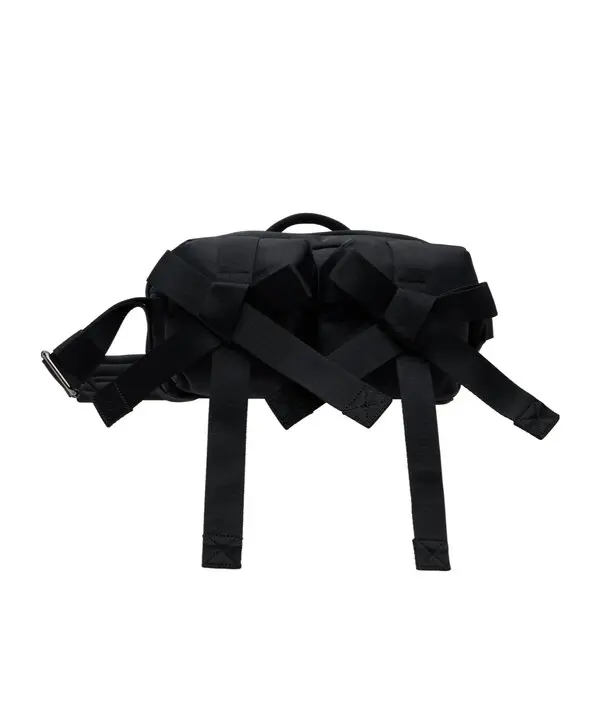 Simone Rocha Black Bow Shoulder Bag - Black/pearl
