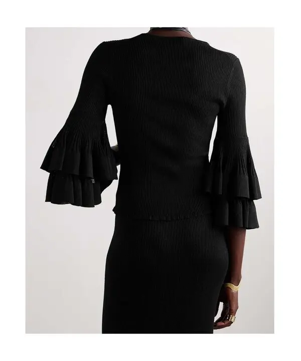 Zimmermann Illustration Tiered Ruffle Top