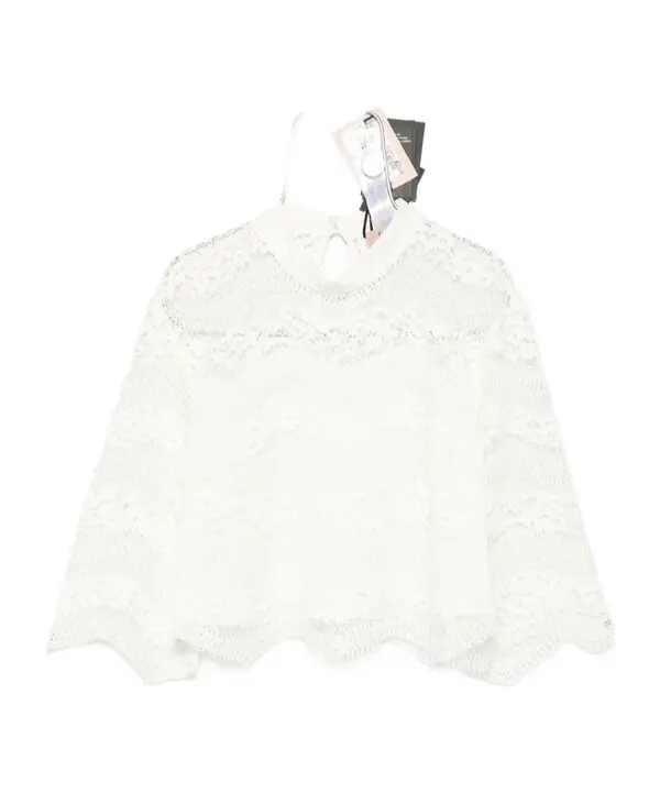 TWINSET Lace Detail Cover-up - White