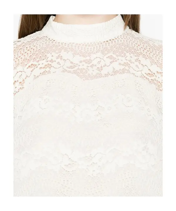 TWINSET Lace Detail Cover-up - White