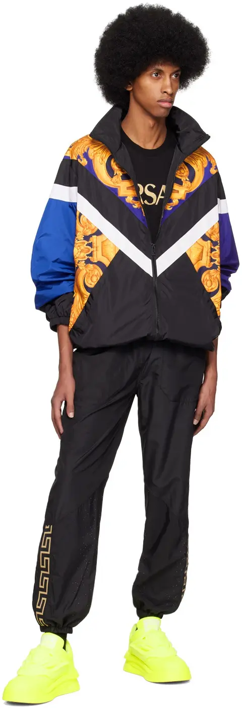 Versace Logo Printed Track Pants