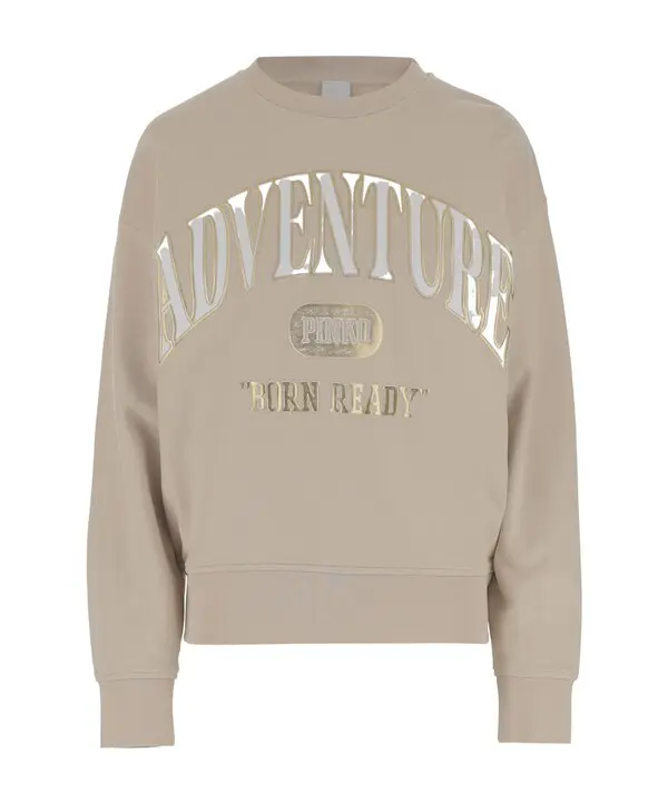 Pinko Logo Printed Crewneck Sweatshirt