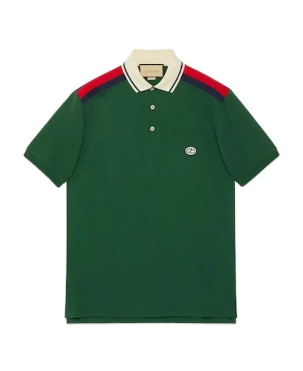 Gucci Interlocking G Polo Shirt - Green