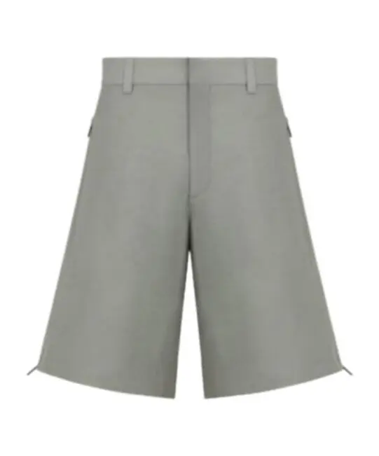 Dior Gusseted Shorts With Logo Patch