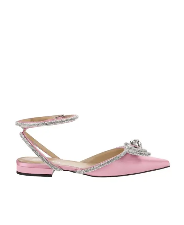 MACHMACH Pointed Bow Flat Shoes