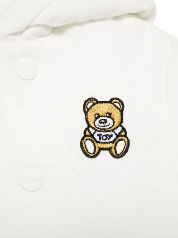 Moschino Teddy Bear Appliqué Puffer Jacket