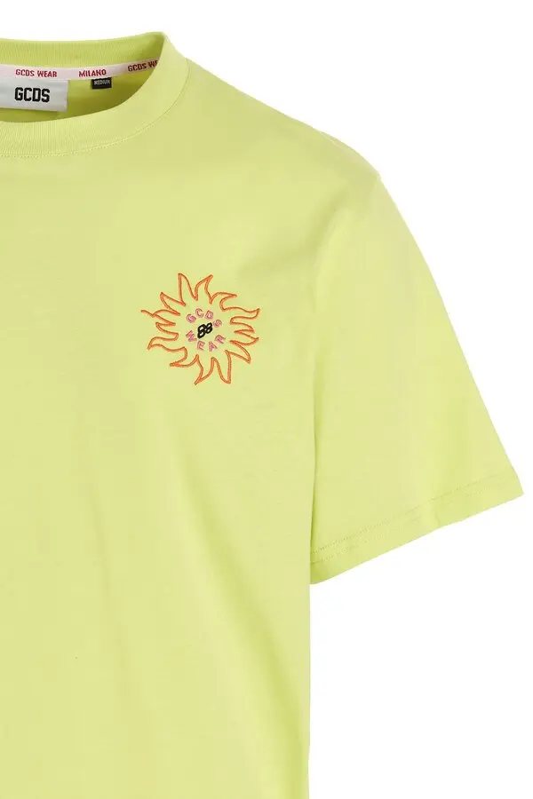 Gcds Surfing Weirdo Printed Crewneck T-shirt