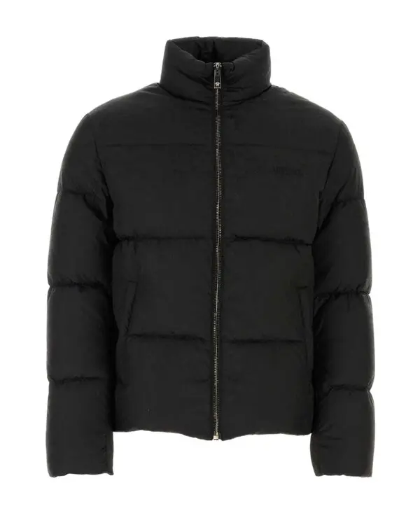 Versace Barocco Silhouette Zip-up Puffer Jacket