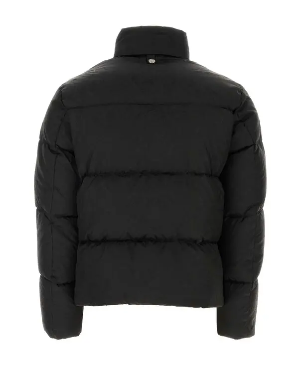 Versace Barocco Silhouette Zip-up Puffer Jacket