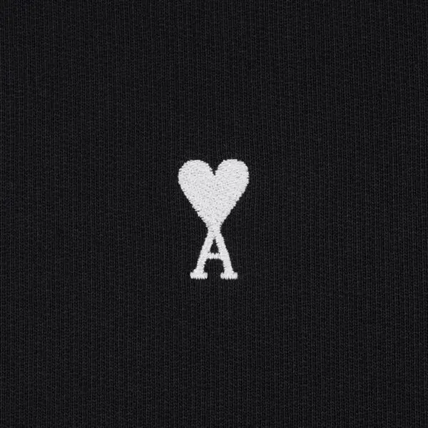 AMI Paris De Coeur Drawstring Hoodie - No