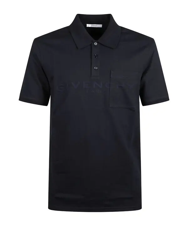Givenchy Short-sleeve Polo Shirt - Black
