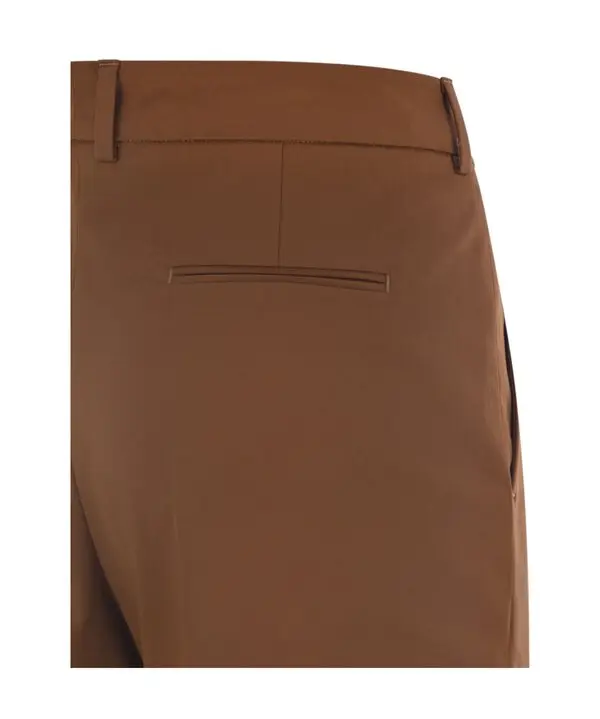 PT TORINO Cropped Wide-leg Tailored Pants