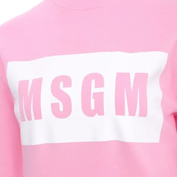 MSGM Logo Detail Sweatshirt