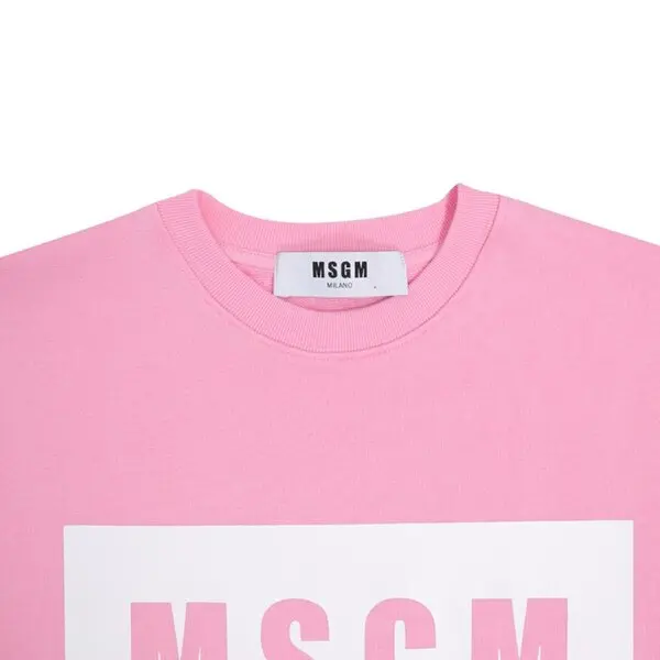 MSGM Logo Detail Sweatshirt