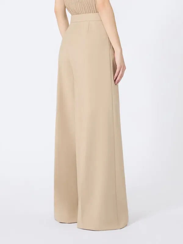 Max Mara Wide-leg Cotton Trousers