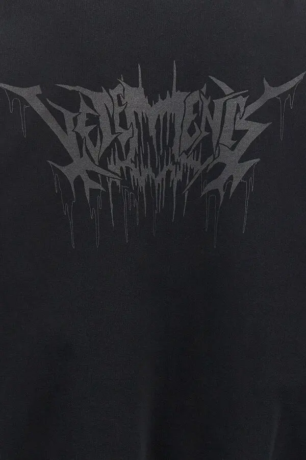 Vetements Oversized Skull Printed Hoodie