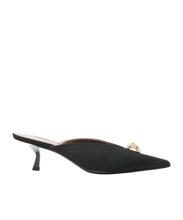 GIUSEPPE ZANOTTI Embellished Pointed Toe Heeled Mules