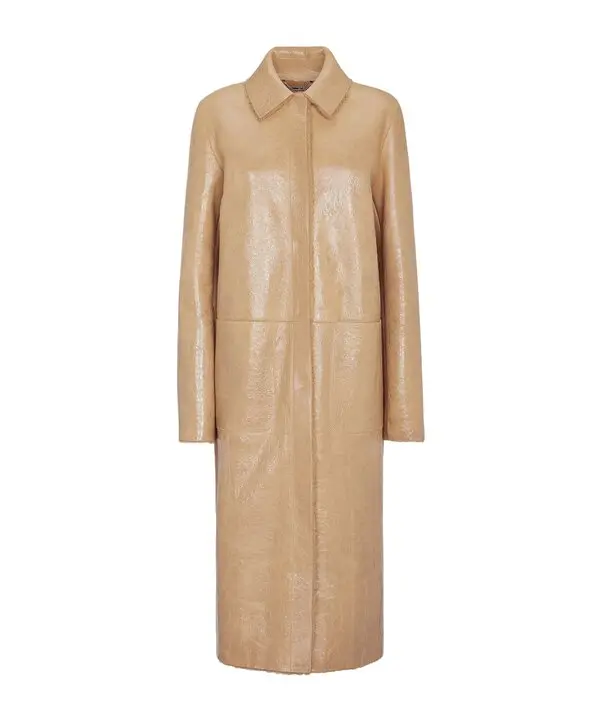Fendi Long Collared Coat
