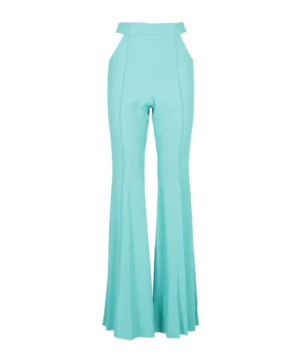 Giuseppe Di Morabito Cut-out Flared Trousers - Blue